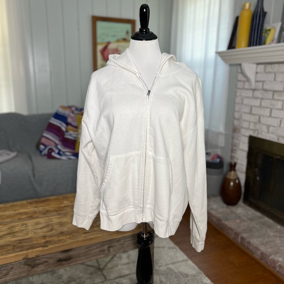 Hanes | Tops | Hanes Soft Sweats Zipper Hoodie Diy Rescue Fabric | Poshmark